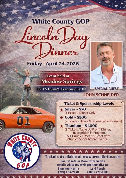 White County Lincoln Day Dinner - The Indiana Republican Party